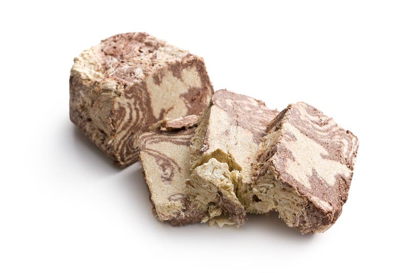 Halva, halavah stock photo. Image of nuts, isolated, piece - 17772664