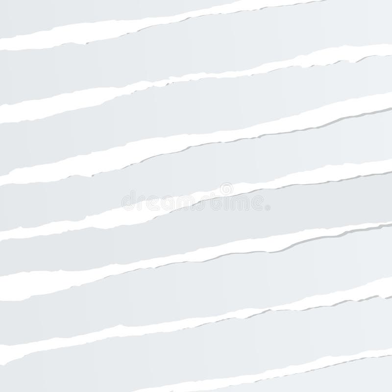 Pieces of Torn Gray Blank Paper are Stuck Stock Vector - Illustration ...