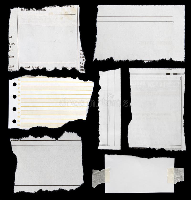 Torn paper stock photo. Image of isolated, photograph - 24552820