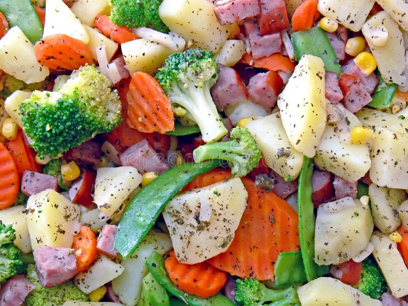 Pieces Of Vegetables Picture. Image: 6894665