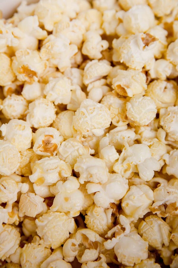 Pieces of White Popcorn Mixed with Each Other Stock Photo - Image of ...