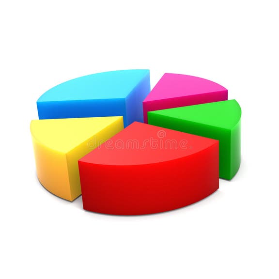 Piechart stock illustration. Illustration of element - 22944429
