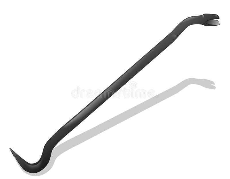 Outil de pied-de-biche illustration stock. Illustration du pied - 55416329