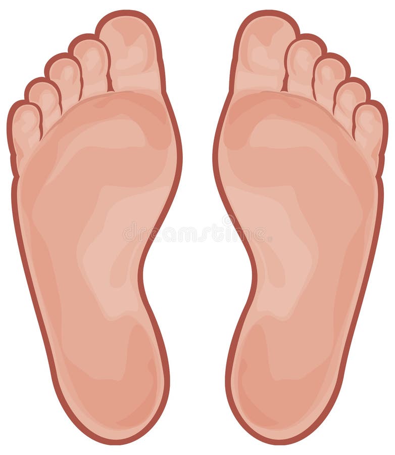 Piedi di simbolo illustrazione vettoriale. Illustrazione di stampa ...