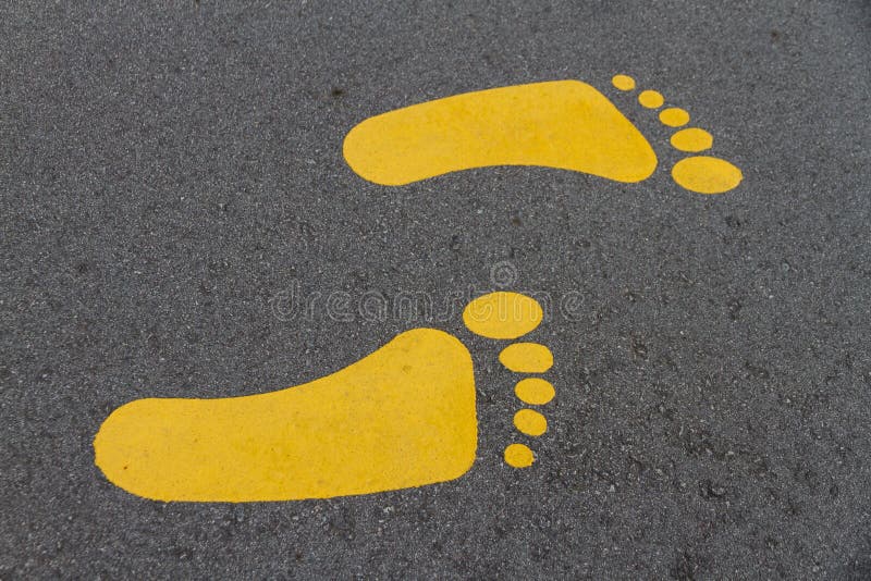 Piedi di simbolo fotografia stock. Immagine di piedi - 43599080