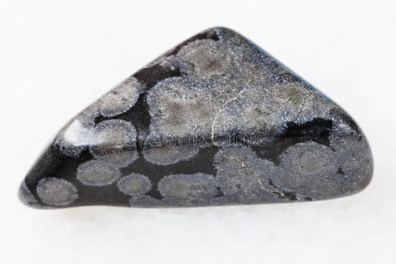 Piedra Pulida De Variolite En Blanco Foto de archivo - Imagen de ...