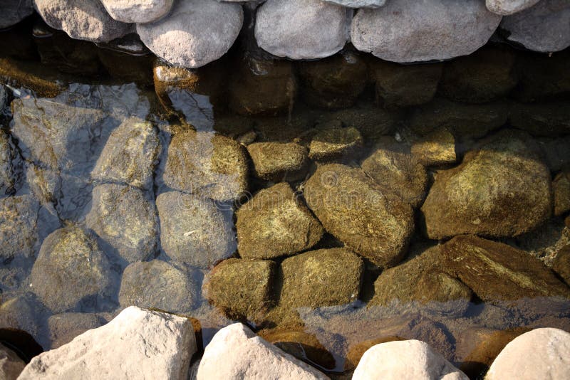 Piedra del río foto de archivo. Imagen de calma, agua - 8019006