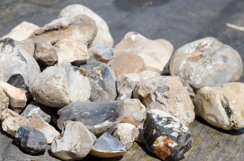 Piedras del pedernal foto de archivo. Imagen de firestriente - 42272954