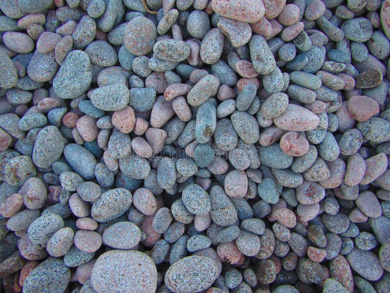 Piedras Redondas En La Parte Inferior De Río Foto de archivo - Imagen ...