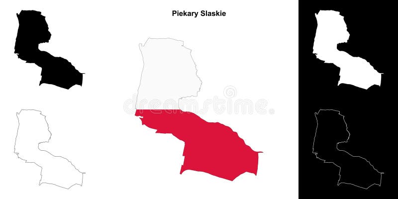 Slaskie County Outline Map Stock Illustrations – 3 Slaskie County ...
