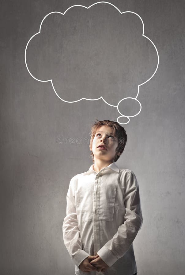 Piense foto de archivo. Imagen de concepto, tebeos, piense - 22746072