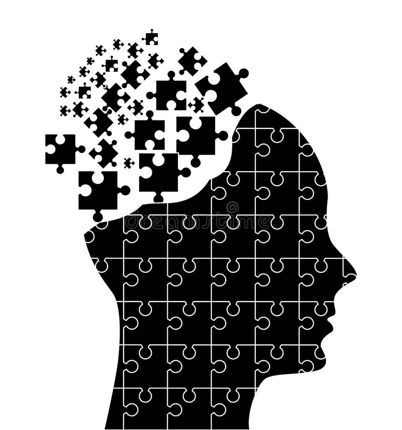 Piense el concepto ilustración del vector. Ilustración de conocimiento ...