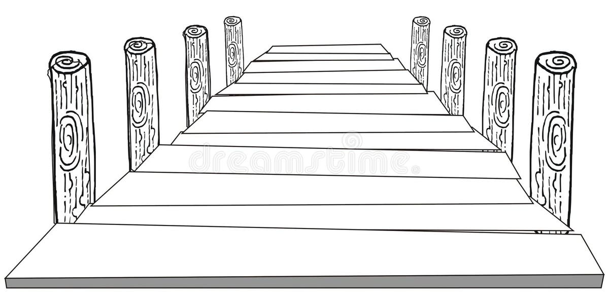 Wood Pier Drawing Stock Illustrations – 319 Wood Pier Drawing Stock ...