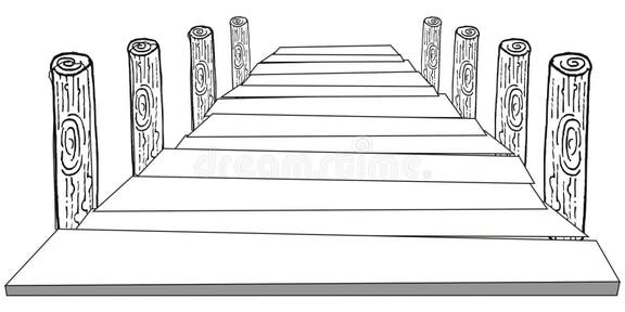Wood Pier Drawing Stock Illustrations – 319 Wood Pier Drawing Stock ...