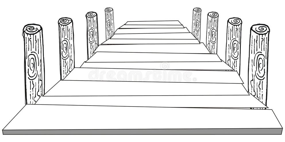 Wood Pier Drawing Stock Illustrations – 319 Wood Pier Drawing Stock ...