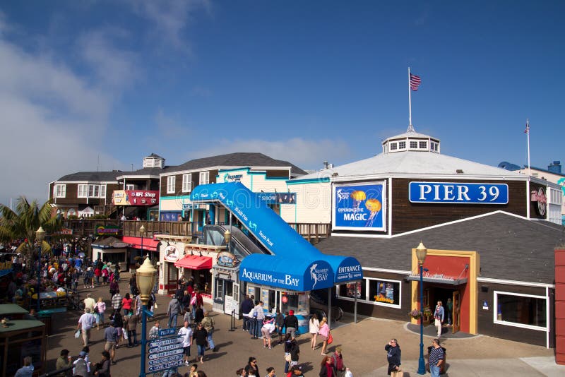 Pier 39 San Francisco stock image. Image of wharf, places - 4785615