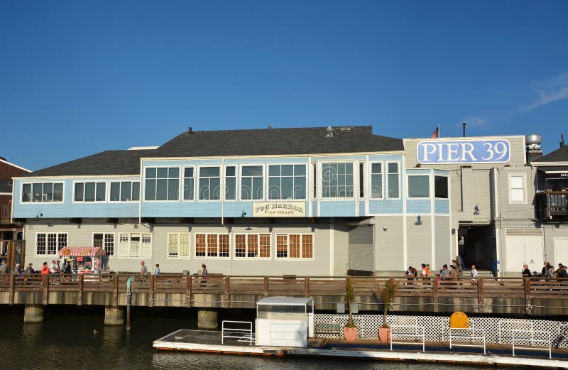 Pier 39 at San Francisco Bay Editorial Image - Image of historic, clear ...