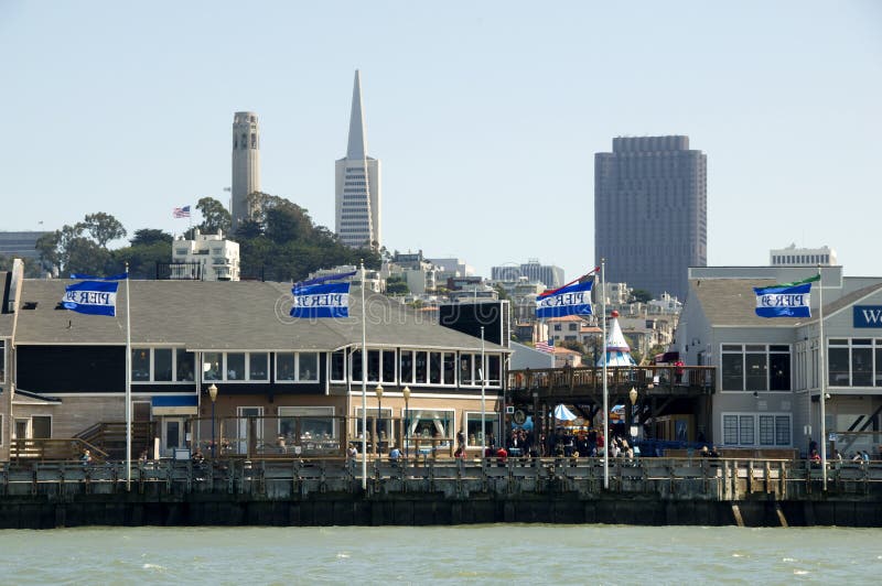 Pier 39 San Francisco stock image. Image of wharf, places - 4785615
