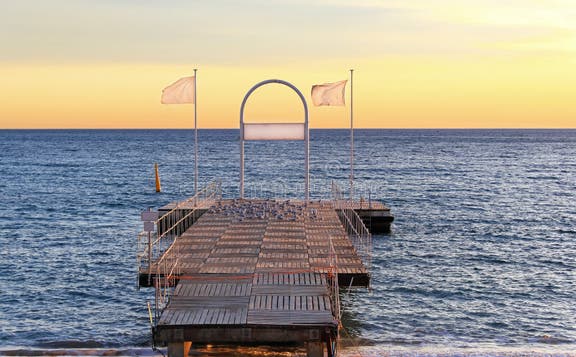 Pier Cannes stock photo. Image of cannes, france, platform - 23246334