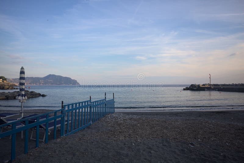 Pier counter lit at sunset stock photo. Image of resort - 341258576