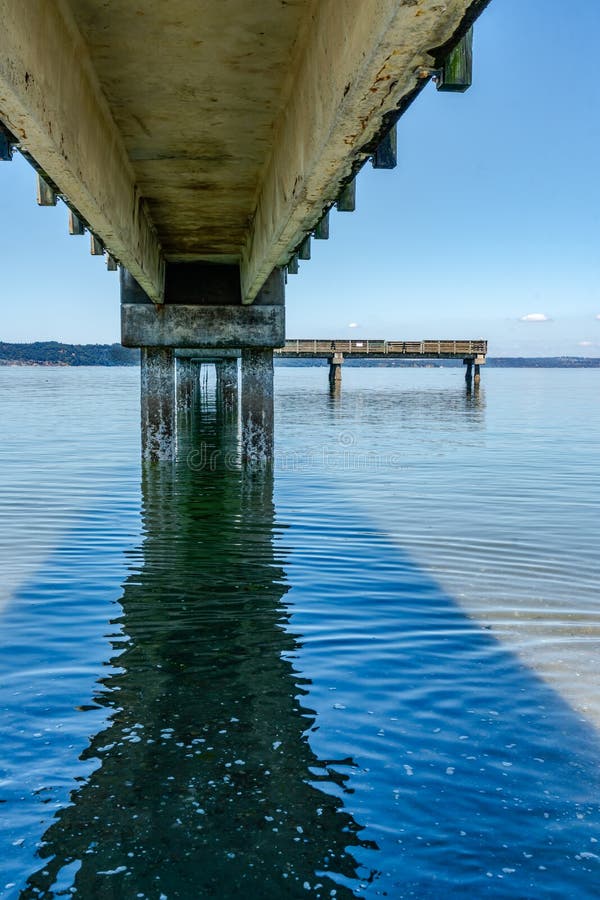 Pier at Dash Point 2 stock photo. Image of washington - 325338120