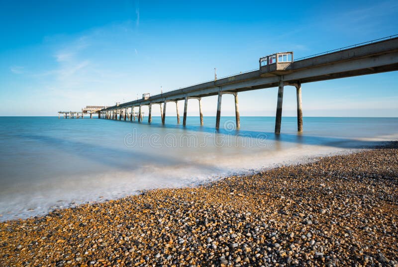 Deal beach Kent UK stock photo. Image of restful, horizontal - 77574400