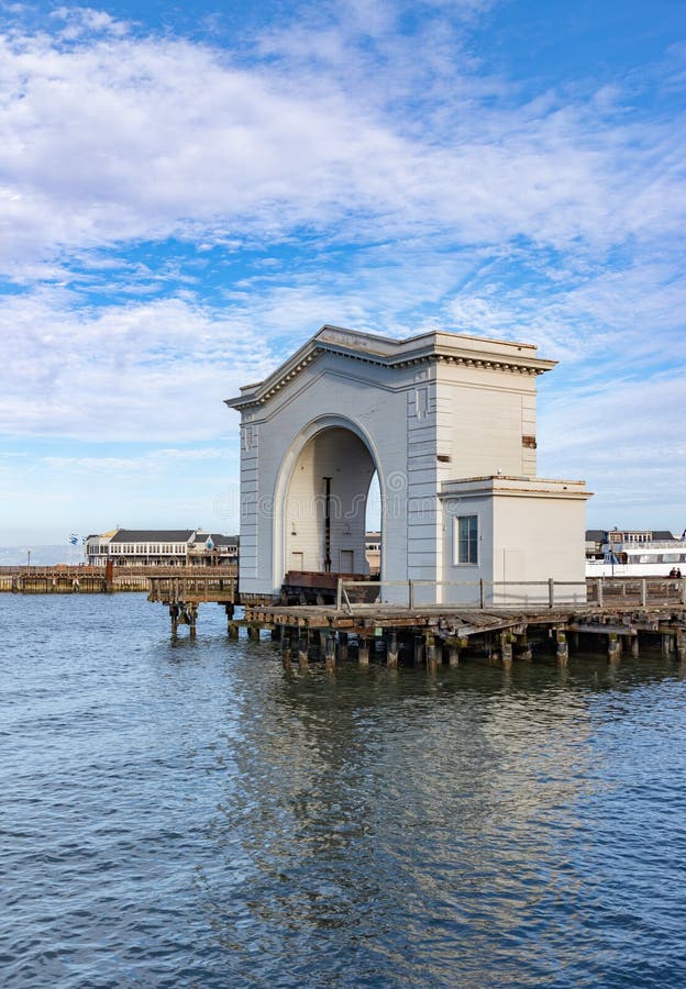 Pier 43 Ferry Arch stock photo. Image of arch, america - 275472478