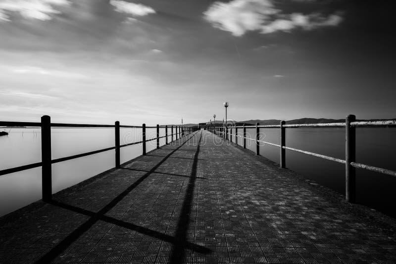 Pier stock photo. Image of bridge, ground, landscape - 94361022