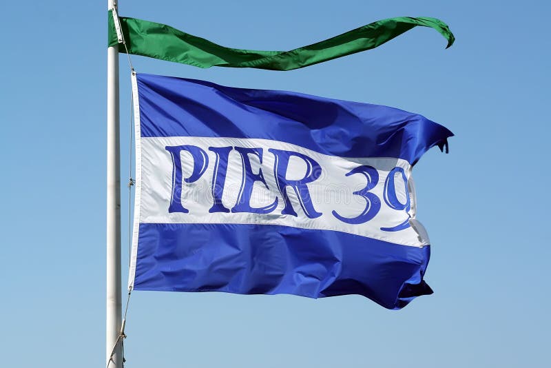 Pier 39 Flag stock photo. Image of tourist, ship, passenger - 31969780