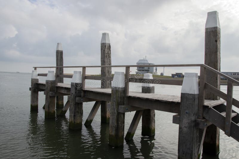 Pier at Hotel Lands End at Den Helder the Netherlands 23-9-2019 ...