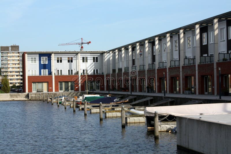 Pier houses stock photo. Image of housing, netherlands - 26874432