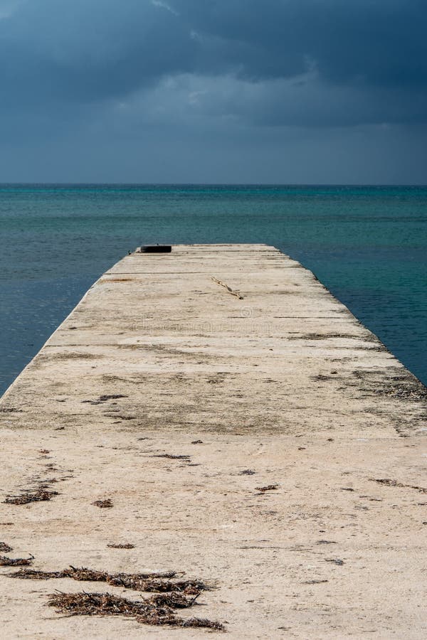 Pier in Jamaica stock photo. Image of karibien, vacation - 97887666