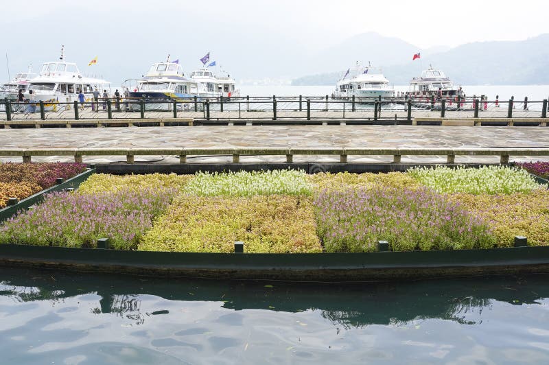 Pier Landscape stock image. Image of pier, flowers, outdoors - 34550607