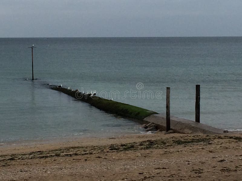 The pier stock image. Image of france, normandie, ocean - 54460645