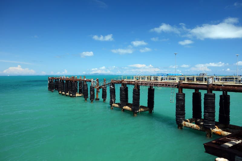 Nathon pier stock photo. Image of sail, island, holiday - 12404050