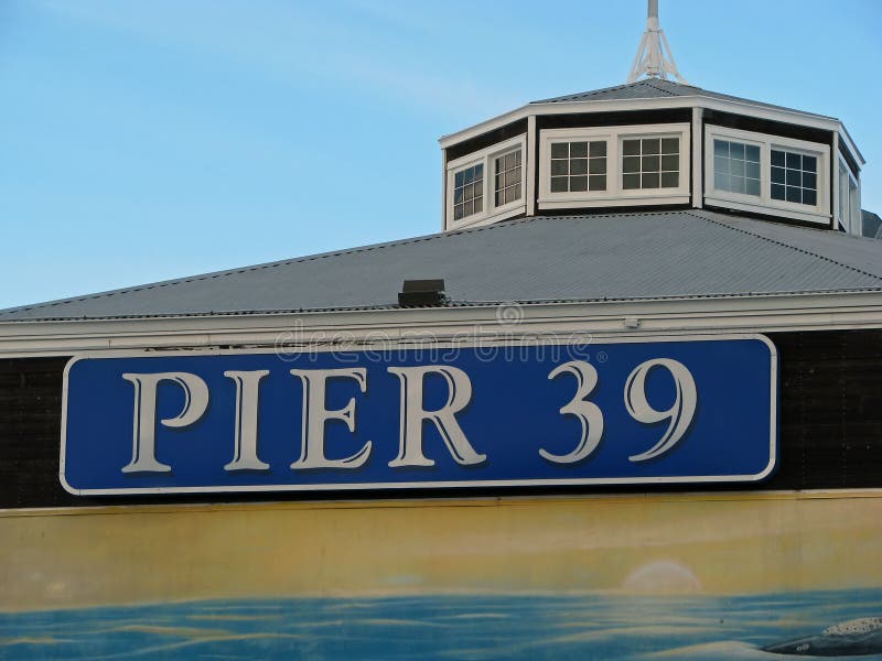 Pier 39 in San Francisco stock photo. Image of blue, detail - 46411230