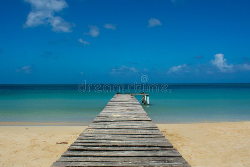 Pier stock photo. Image of sand, wood, scene, beach, travel - 64022272