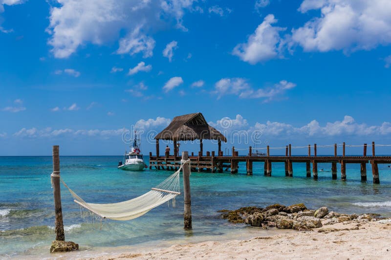 Pier stock image. Image of cloud, shore, season, splash - 53638747