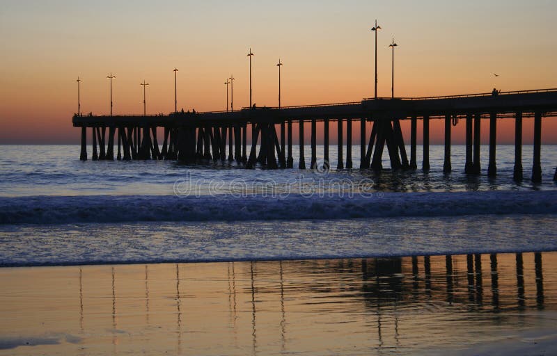 Pier At Sunset Picture. Image: 1514017