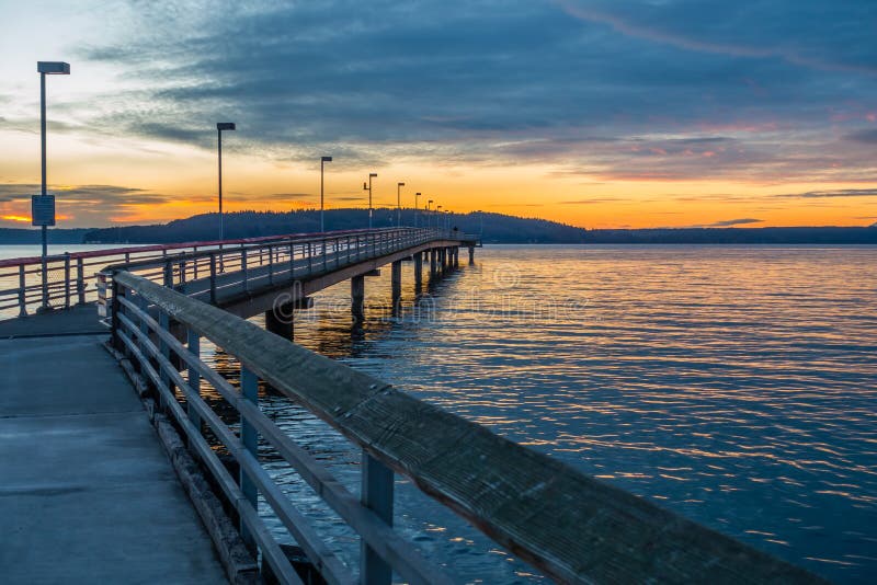 Des Moines Pier Sunset Stock Photos - Free & Royalty-Free Stock Photos ...