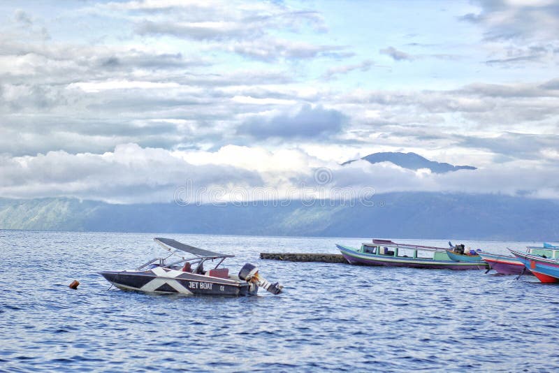 The Pier that is Used by the People of Lake Ranau for Activities ...