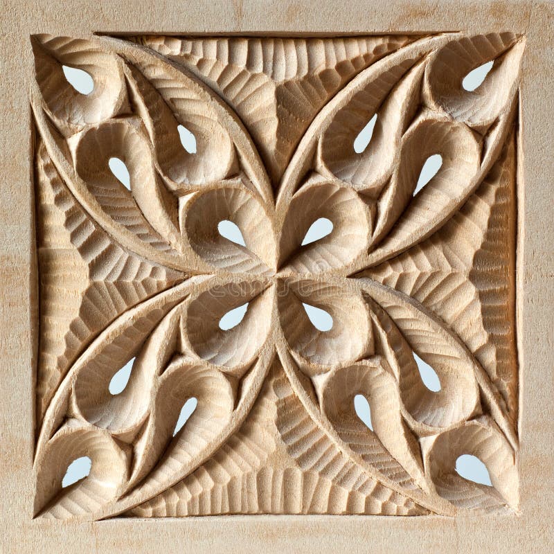 Pierced carved wood panel stock photo. Image of geometry - 15991218