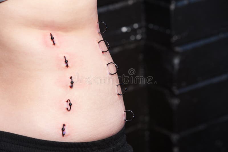 Corset Piercing stock photo. Image of skin, pierce, metal - 21927854