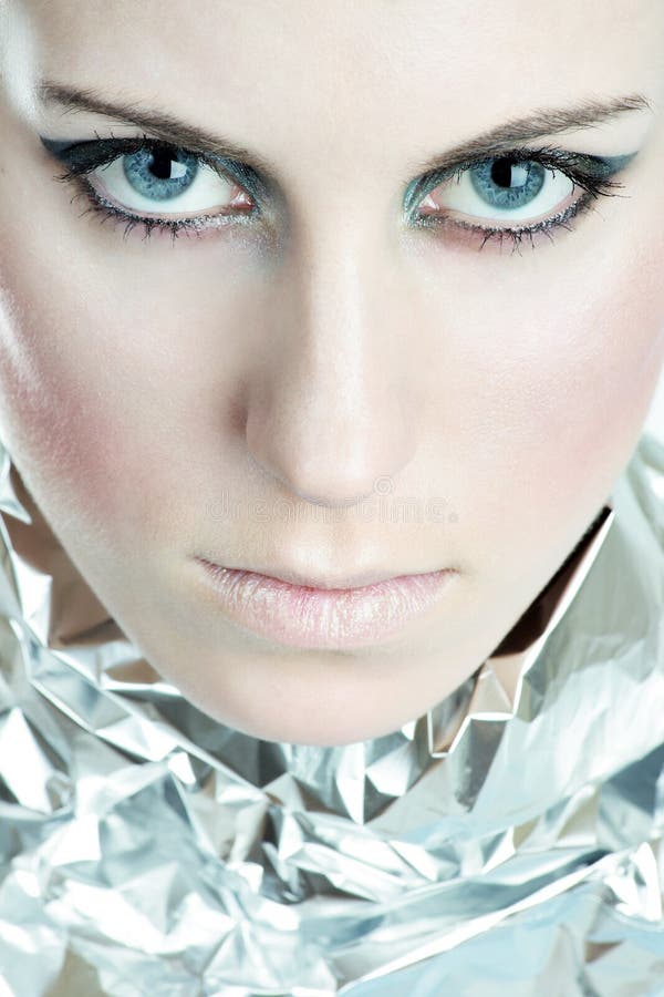 Piercing Blue Eyes stock image. Image of fashionable, adult - 4351525