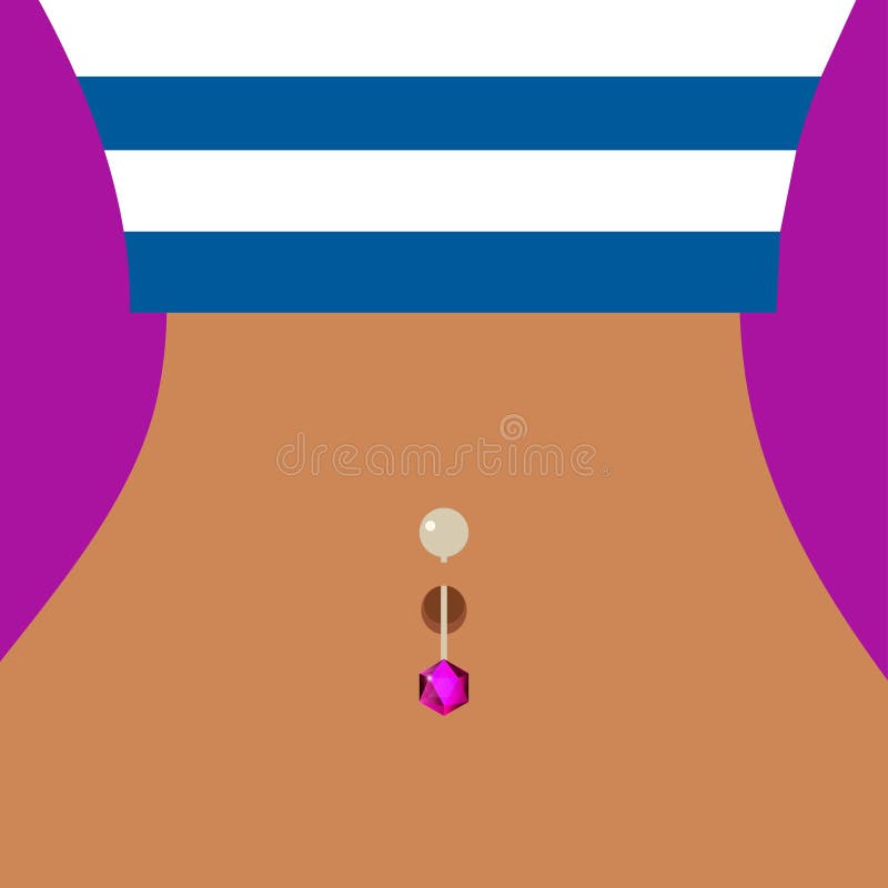 Navel Pierced Stock Illustrations – 113 Navel Pierced Stock ...