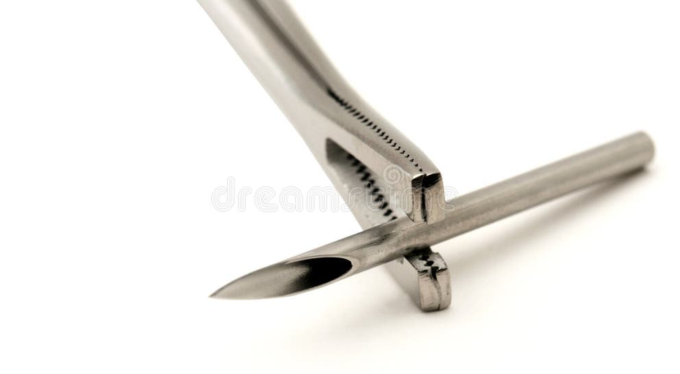 Piercing Needle stock image. Image of needle, bevel, shiny - 2329771