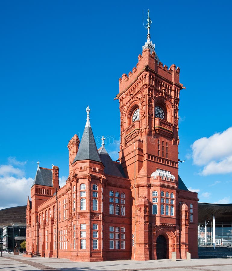 Pierhead Building at Cardiff Bay - Wales, United Kingdom Stock Image ...