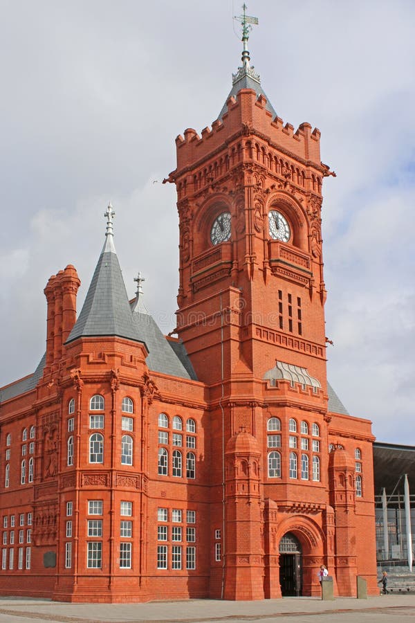 Pierhead building, Cardiff stock photo. Image of tower - 92745740
