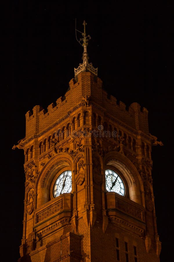 Gargoyle on Cardiff Castle, Wales Stock Photo - Image of castle, wales ...