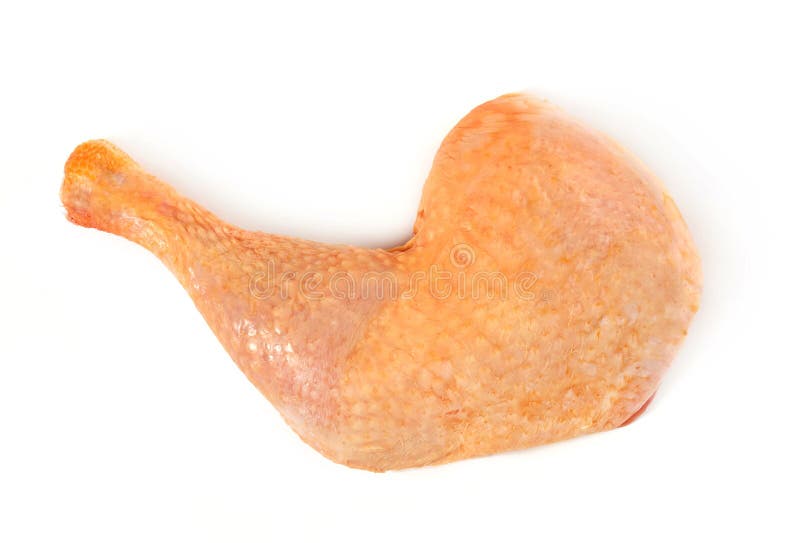 Pierna de pollo foto de archivo. Imagen de alimento - 244324056
